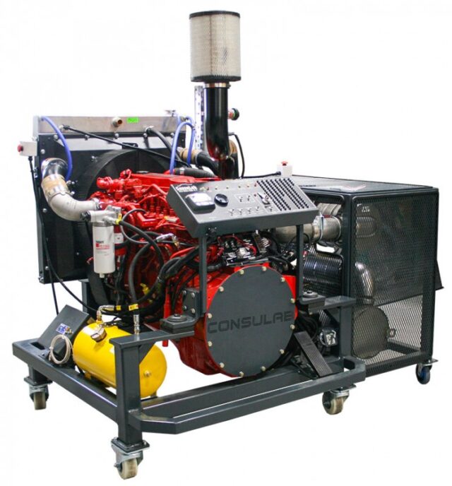 Diesel Engine Bench - Cummins ISB6.7 EPA 2013 Recycled - IES Teach